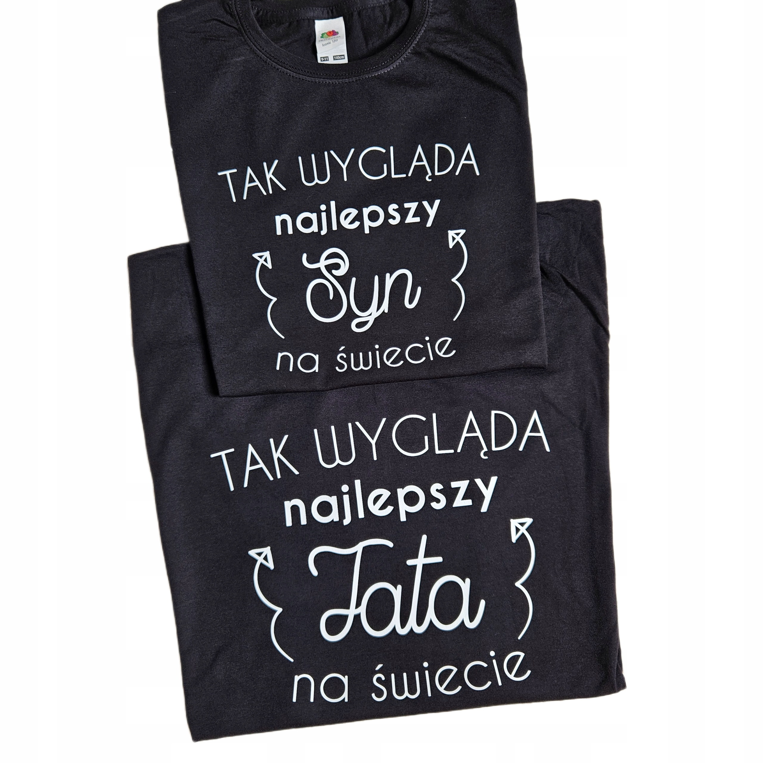 KOSZULKI DLA TATY I SYNA TAK WYGLĄDA NAJLEPSZY TATA I SYN NA ŚWIECIE • Cena, Opinie • T-shirty ...