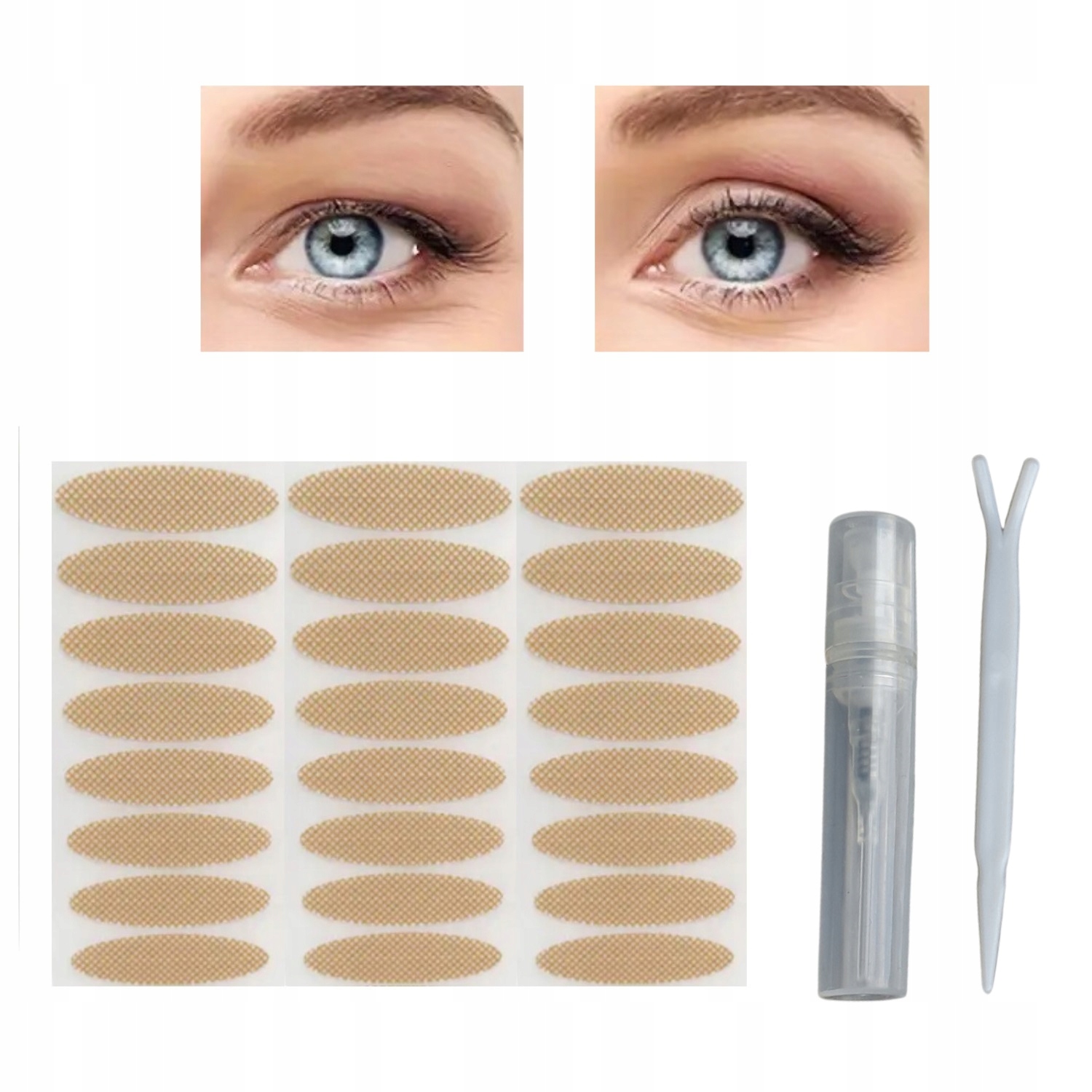 Tasiemka do powiek modelująca opadające powieki ze (5903991648310) • Cena, Opinie • Szablony i ...