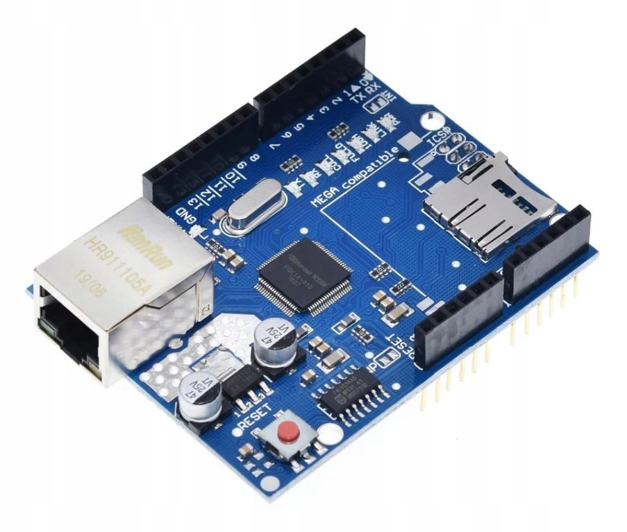 Moduł Ethernet Shield W5100 LAN Arduino - Sklep, Opinie, Cena w Allegro.pl Moduł Ethernet Shield W5100 LAN Arduino - Sklep, Opinie, Cena w Allegro.pl