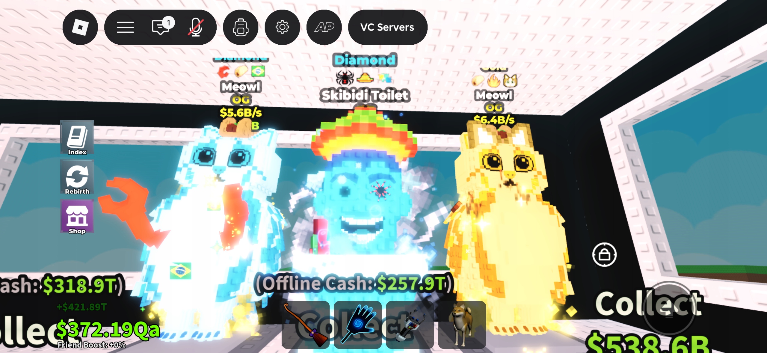 Skibidi Toilet OG Diamond 4.5 b/s Roblox Steal a brainrot • Cena ...