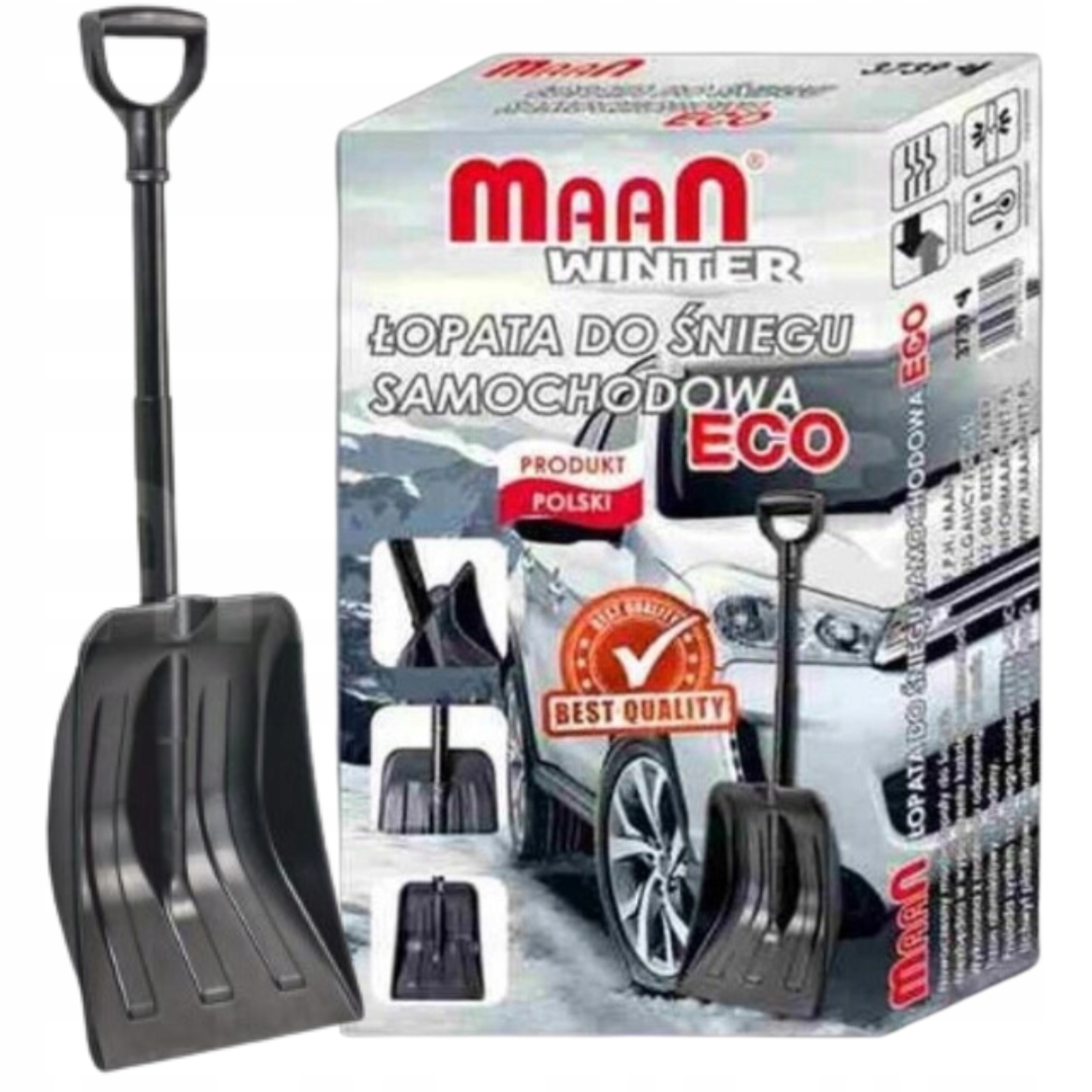 LOPATA NA SNÍH DO AUTA SKLÁDACÍ SNĚHOVÁ SMART ŠIKOVNÁ za 302 Kč - Allegro