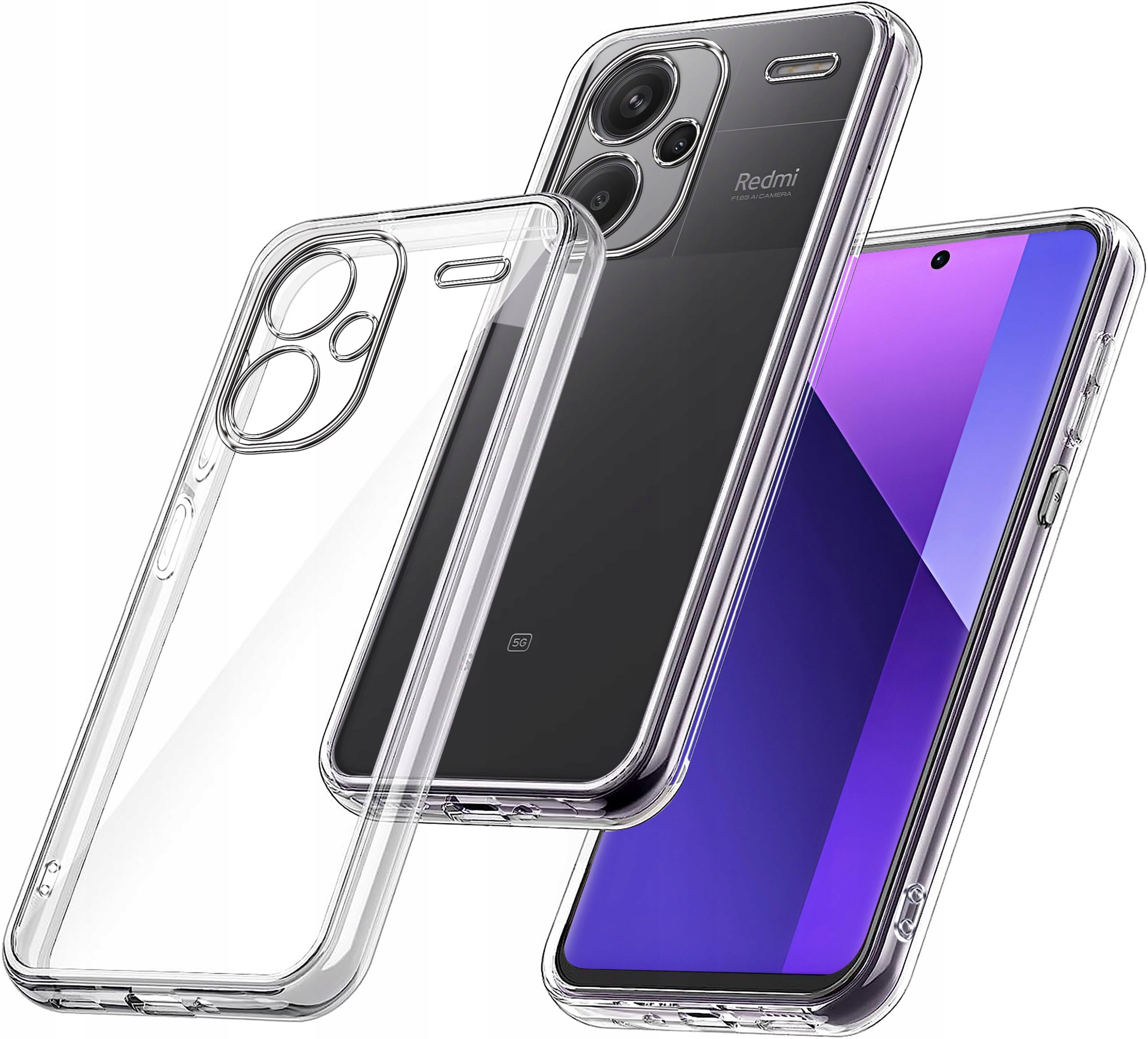 Etui do Xiaomi Redmi Note 13 Pro+ Plus WZMACNIANE 360° CLEAR - Sklep ... Etui do Xiaomi Redmi Note 13 Pro+ Plus WZMACNIANE 360° CLEAR - Sklep ...