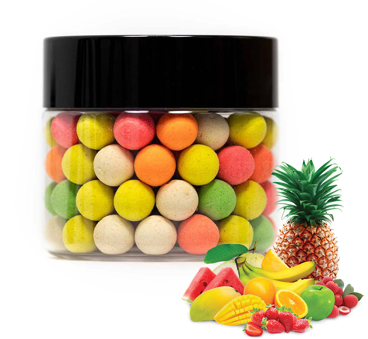 DOMINATOR KULKI FLUO POP-UP 10MM MIX OWOCOWY 50G method feeder karp amur - 5903299347809 ...