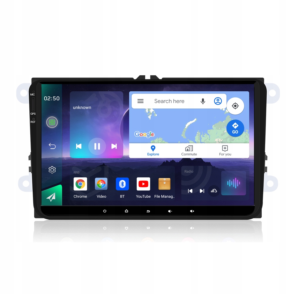 CarPlay Android Radio FM RDS DAB+ GPS WiFi 4G SD USB Seat VW Golf 6 ...