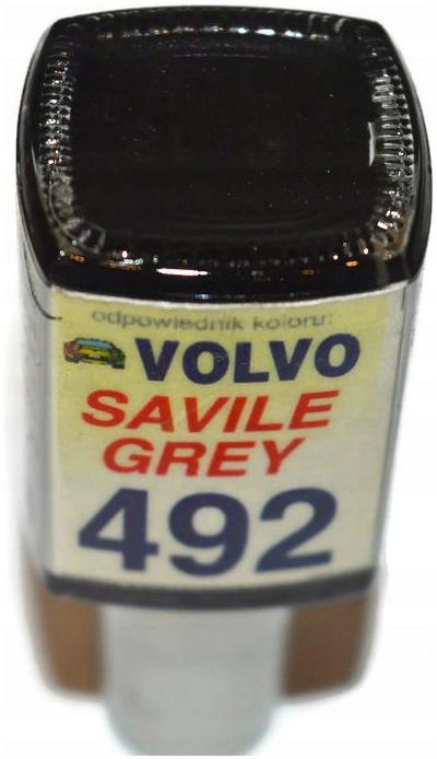 LAKIER VOLVO 492 492-26 SAVILE GREY ZAPRAWKA DO RYS ARA 10 ML ...