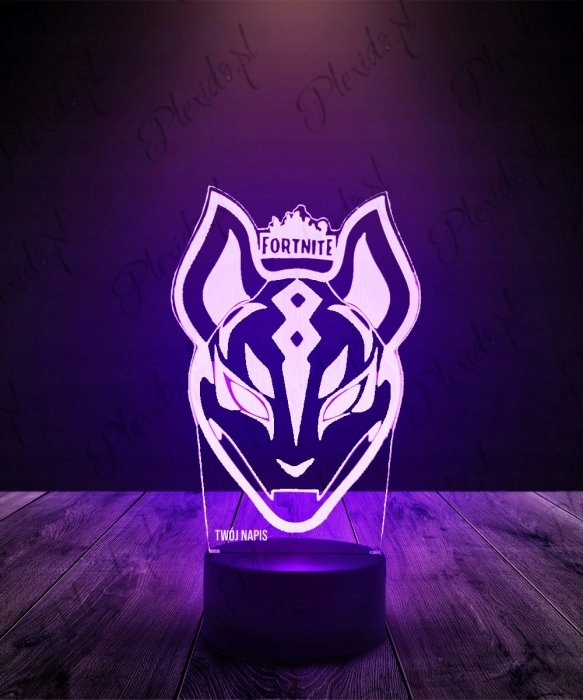 Lampka Nocna Fortnite Gra 16 Kolorów LED PLEXIDO - Plexido | Sklep ...