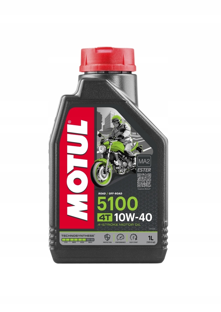 Olej silnikowy Motul 5100 4T 1 l 10W-40 3374650247076 za 47.70PLN z Rudzica - Allegro ...