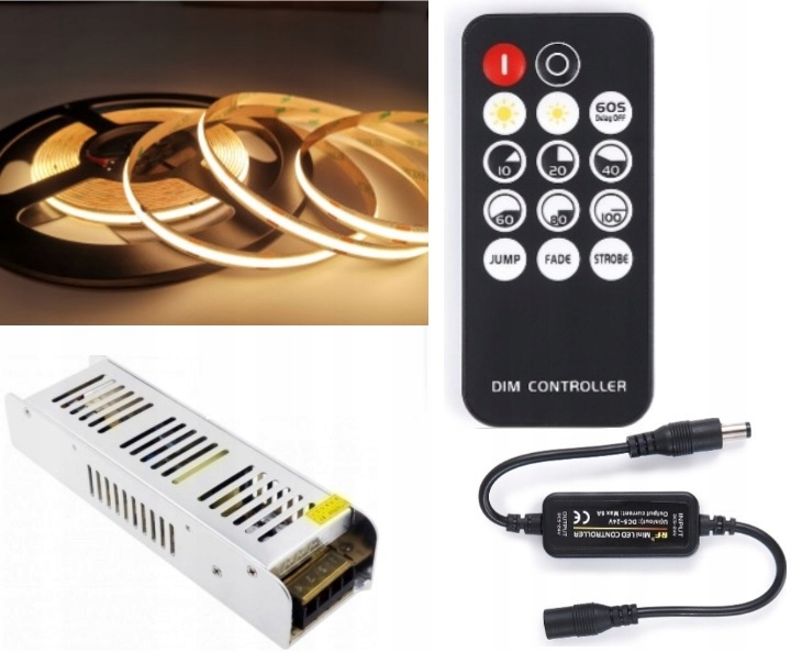 Taśma Led Biała Ciepła 7m - Niska cena na Allegro.pl