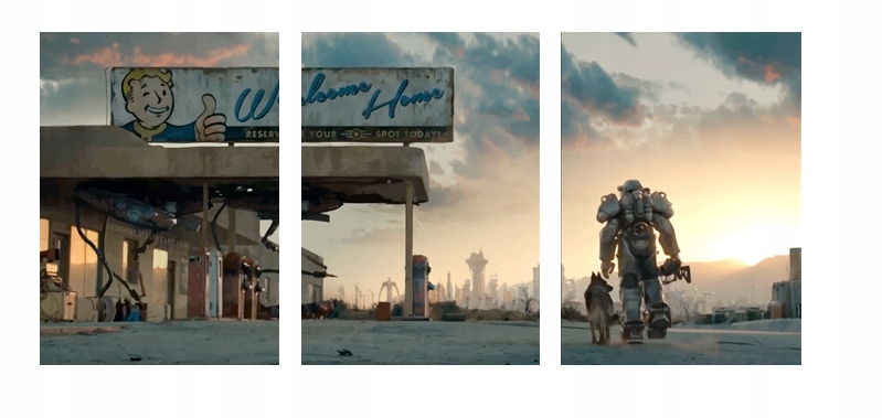 3x OBRAZ NA ŚCIANĘ FALLOUT 50x70 (FALLOUT) • Cena, Opinie • Obrazki i ...