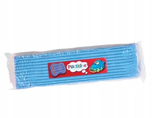 Plasticine One Colour Slab 400g - Light Blue, Modelling Compound for ...