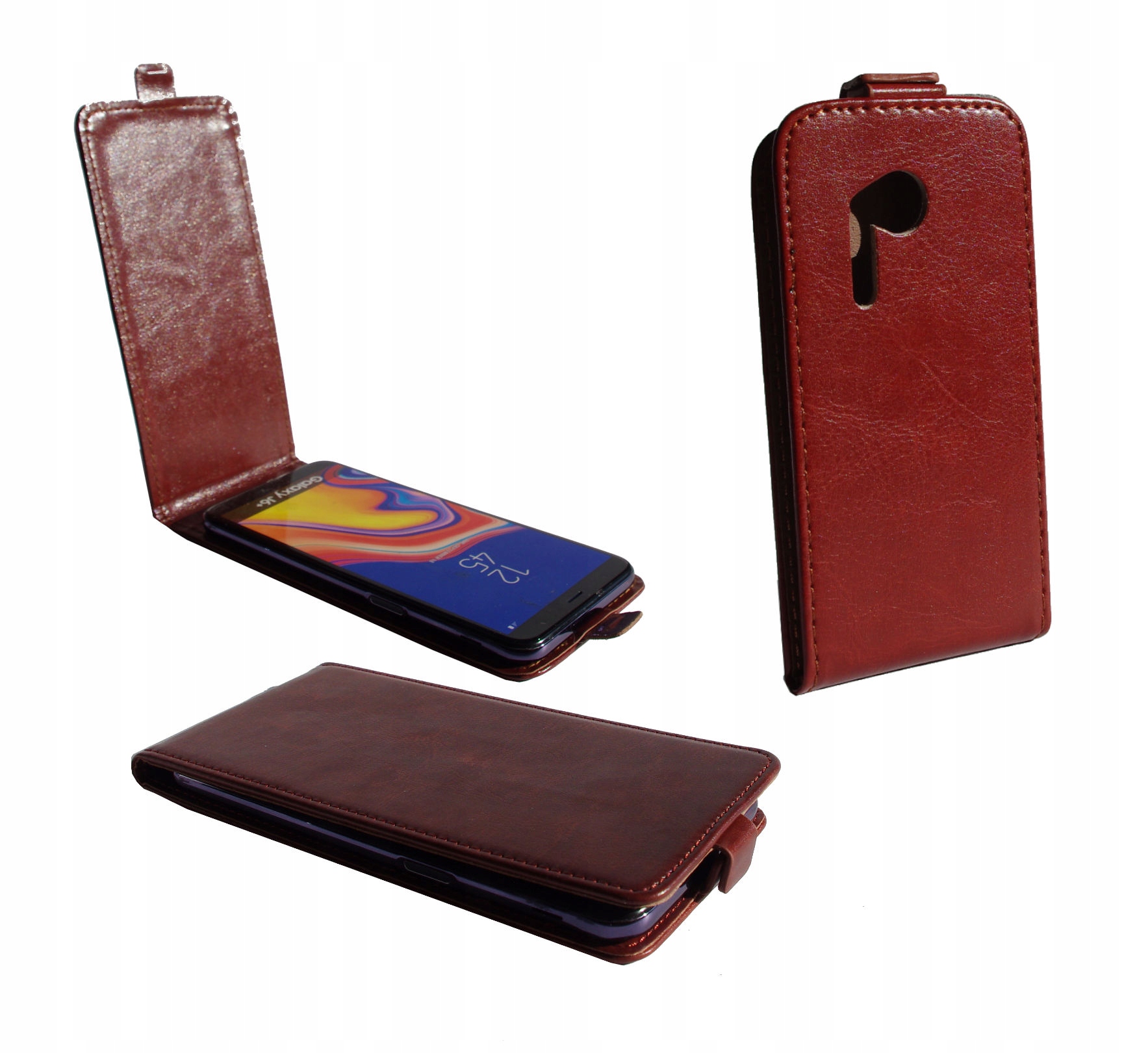 Etui z klapką gsm4fun do MaxCom Classic MM334 4G brązowy - porównaj ...