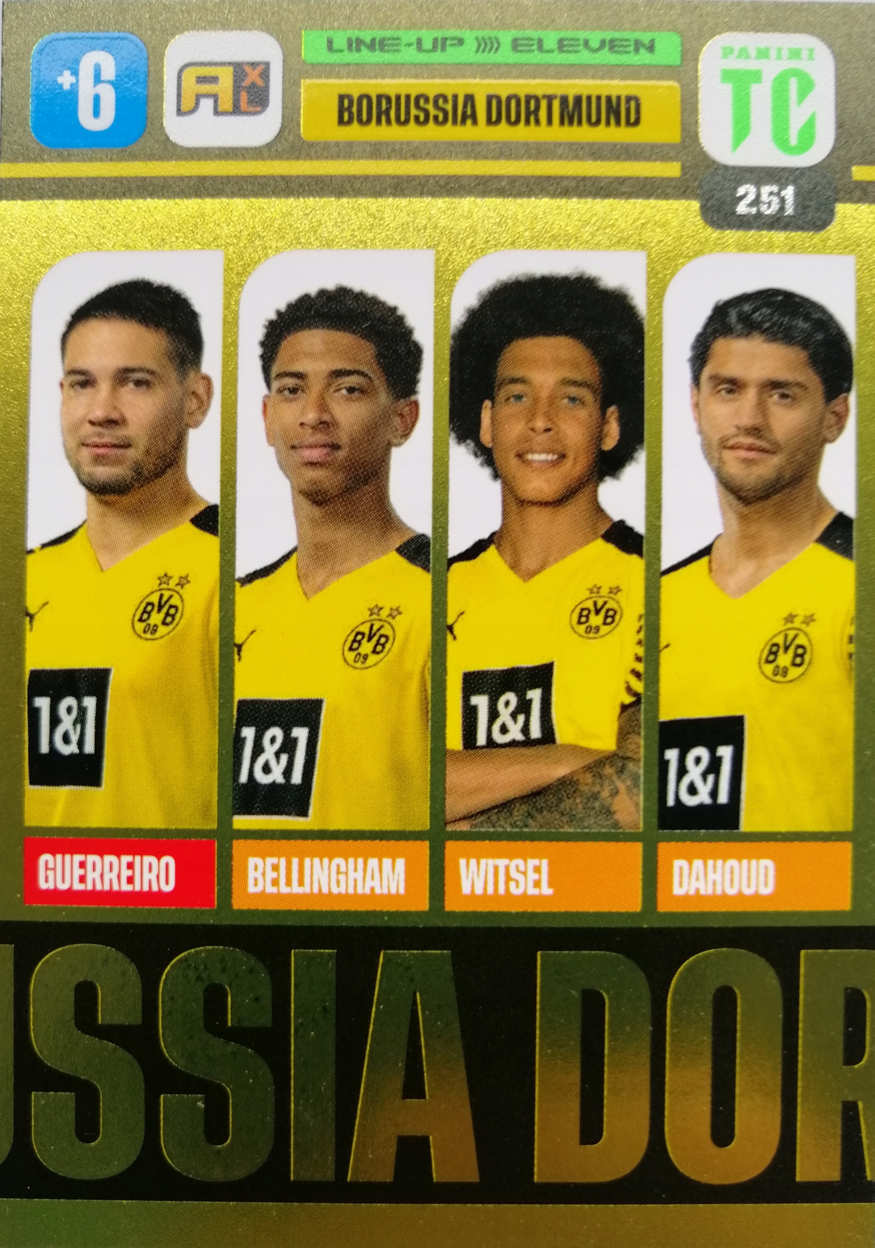 PANINI TOP CLASS LINE-UP ELEVEN 251 BORUSSIA - 11897895449 - Allegro
