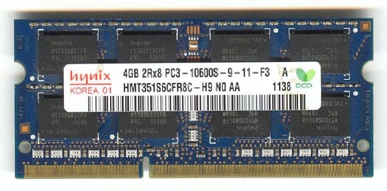 Pamięć RAM DDR3 HYNIX HMT351S6CFR8C-H9 N0 AA 4 GB w Polska - Sklep ...