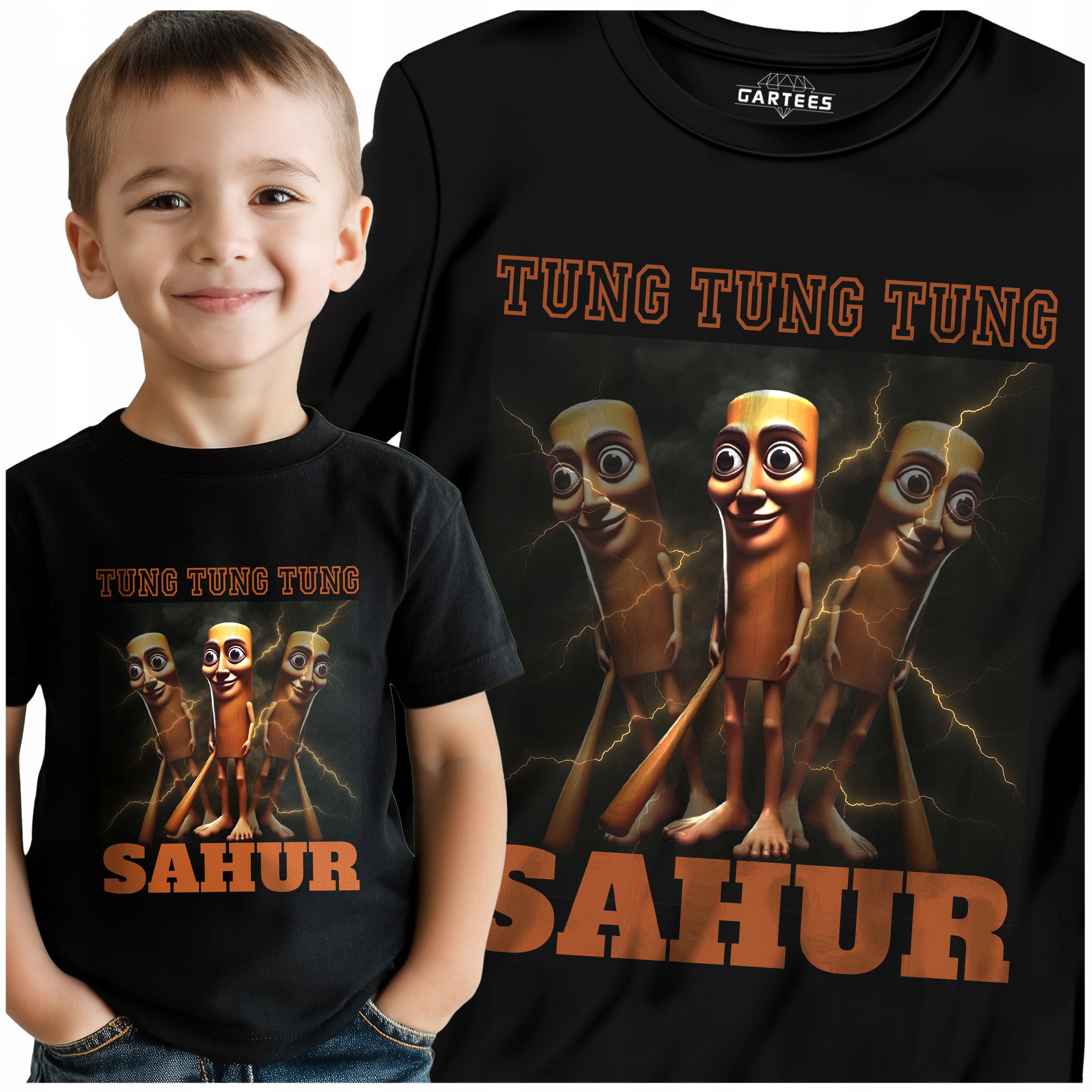 KOSZULKA TUNG TUNG TUNG SAHUR BRAINROT TIK TOK (5906319100637) • Cena ...