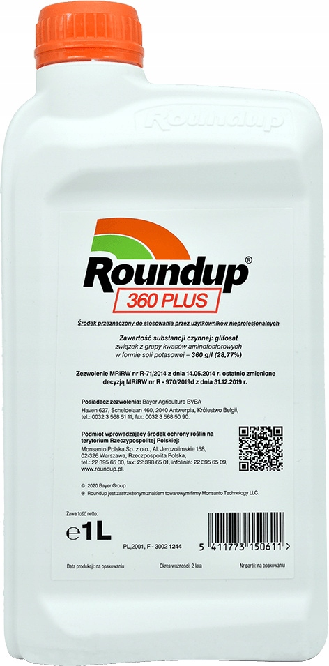 Roundup 360 Plus 1L Randap na chwasty (0651815847382) • Cena, Opinie ...