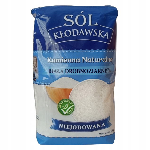 SÓL KŁODAWSKA KAMIENNA BEZ E NIEJODOWANA 1 KG 13930995064 - Allegro.pl