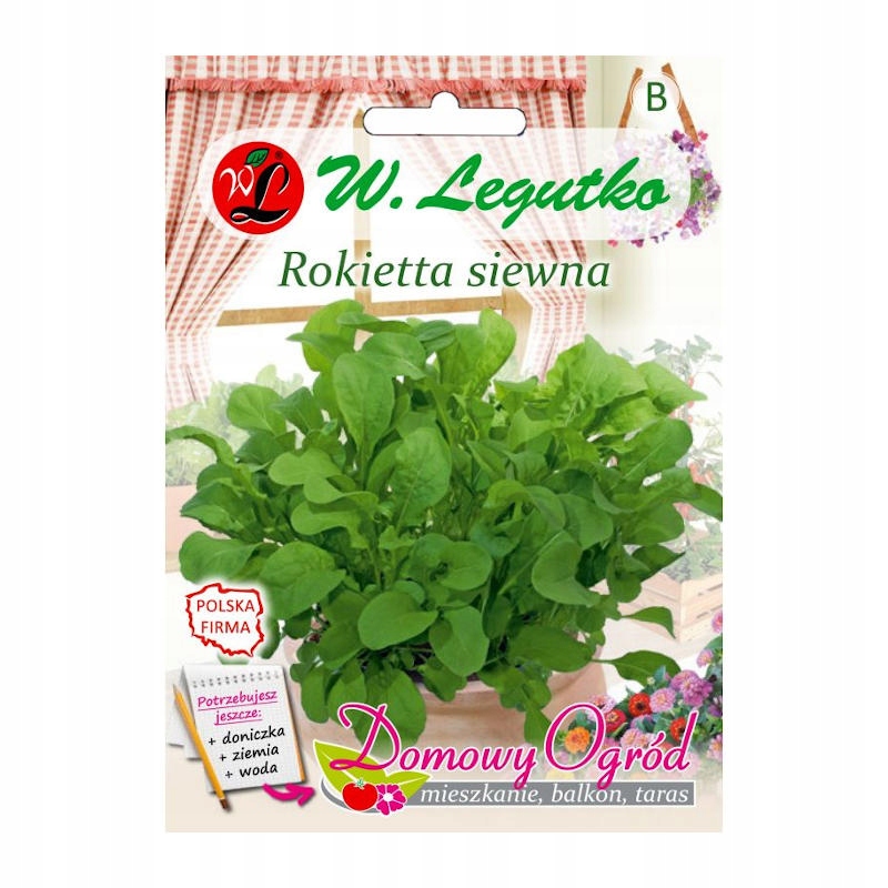 Nasiona rukola Rokietta siewna, Rukola roczna 0,5 g (5903837517121 ...
