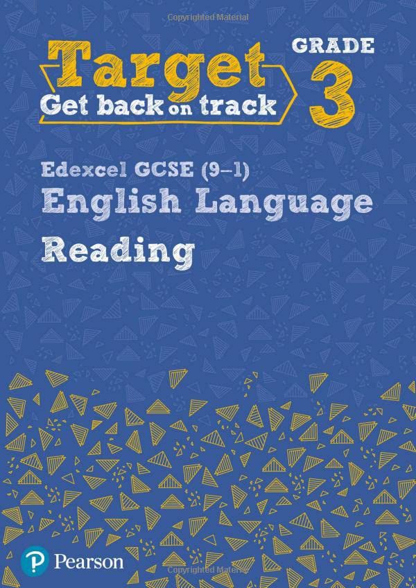 Target Grade 3 Reading Edexcel GCSE (9-1) English Language Workbook Kolektiv autorů ...