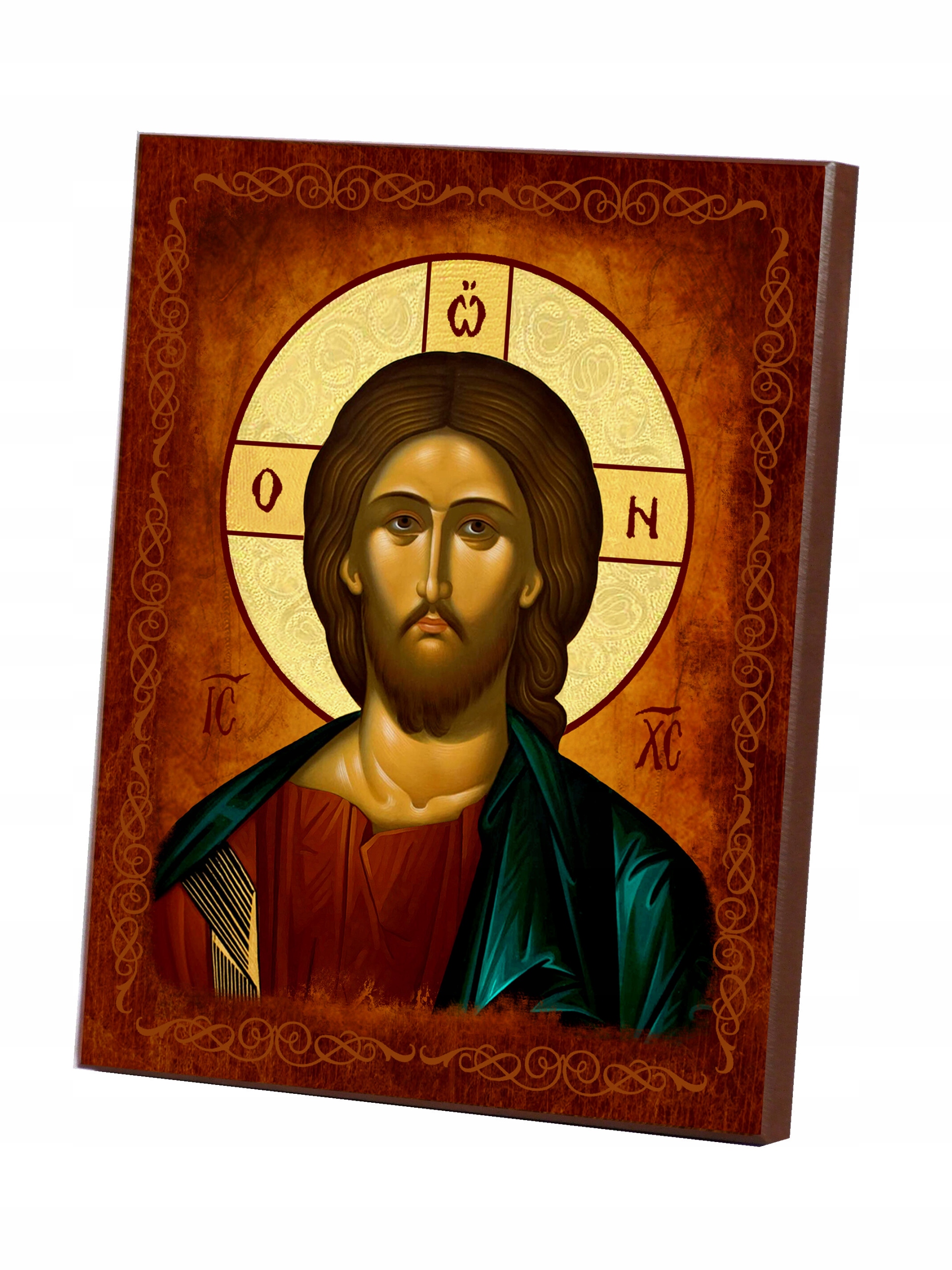 IKONA OBRAZ JEZUS CHRYSTUS PANTOKRATOR 20x25cm • Cena, Opinie • Obrazy ...