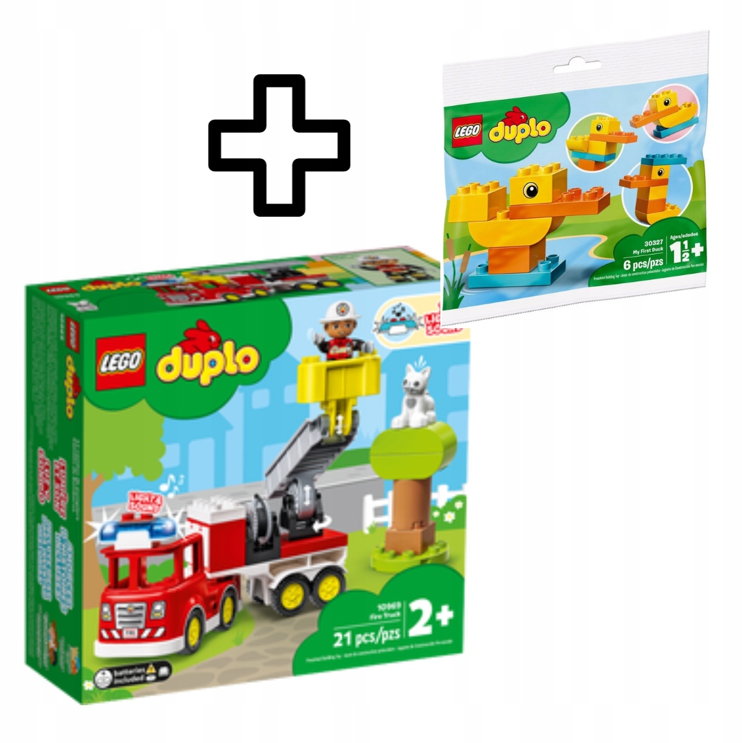 LEGO DUPLO - WÓZ STRAŻACKI 10969 KLOCKI + GRATIS LEGO DUPLO - KACZUSZKA ... LEGO DUPLO - WÓZ STRAŻACKI 10969 KLOCKI + GRATIS LEGO DUPLO - KACZUSZKA ...