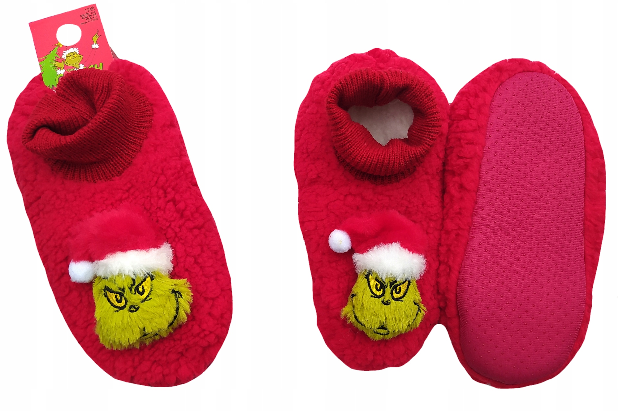 PRIMARK papuče ABS papuče THE GRINCH VIANOCE 39 42 - Allegro