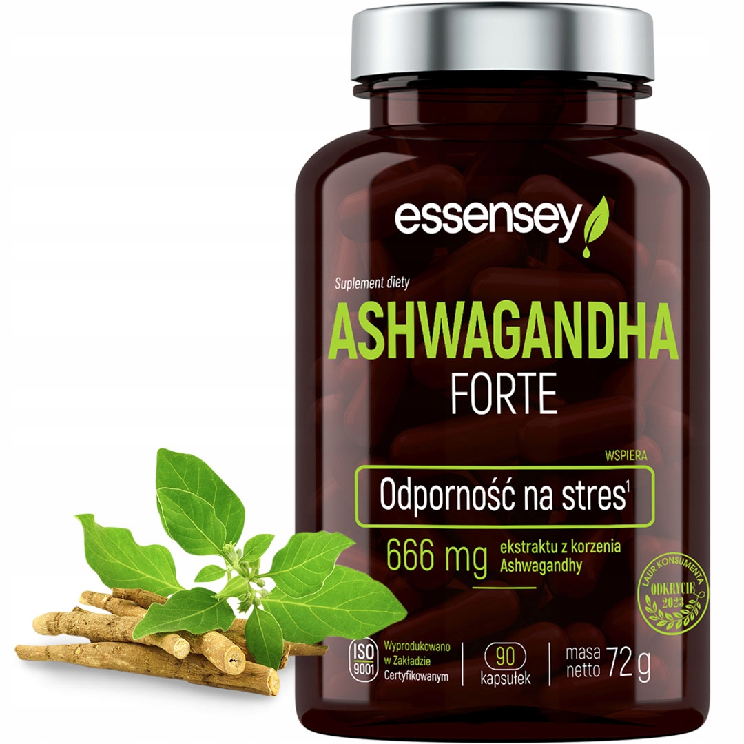 Ashwaganda Magnez Omega 3 - Niska cena na Allegro