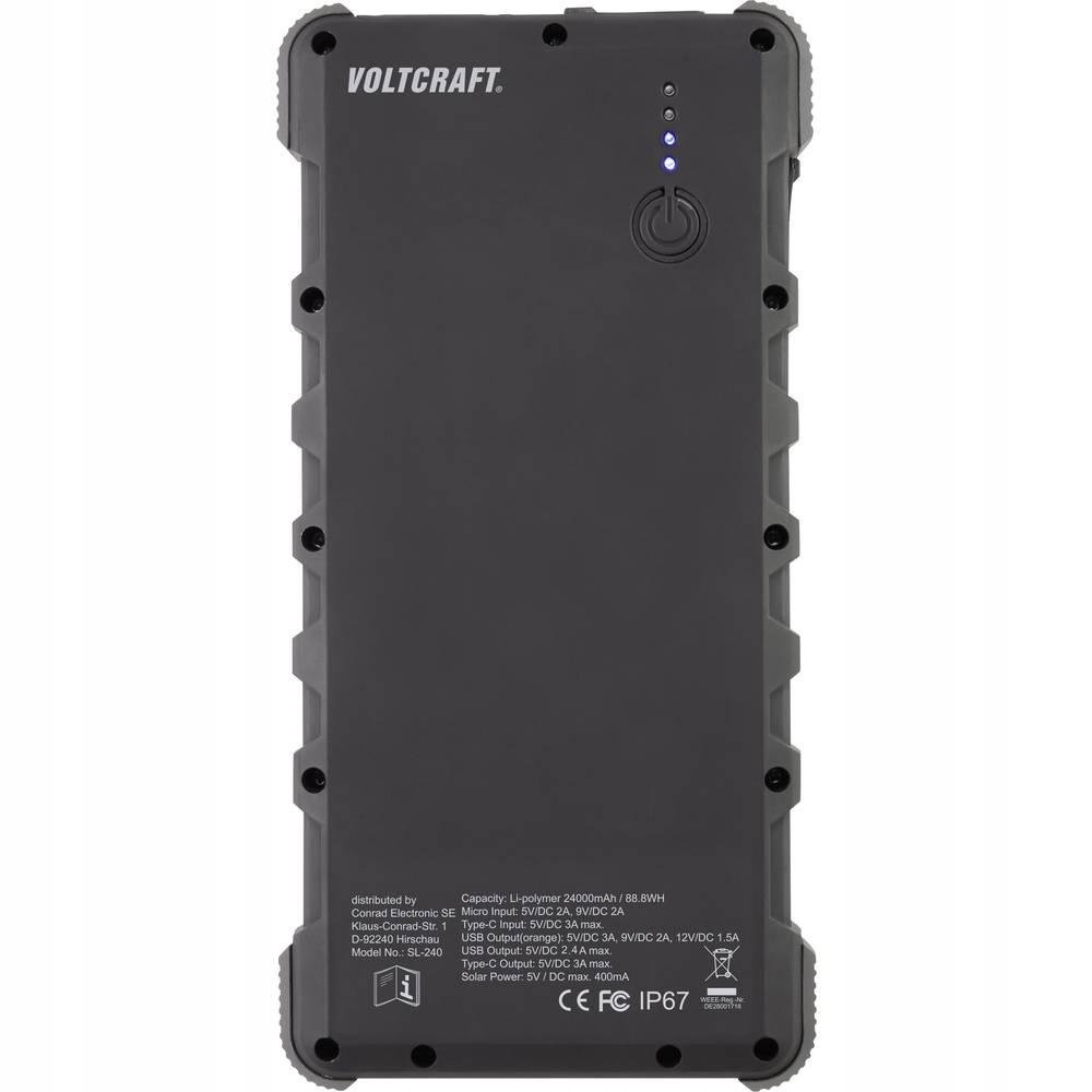 Powerbank Voltcraft 24000 mAh czarny - porównaj ceny - Allegro.pl