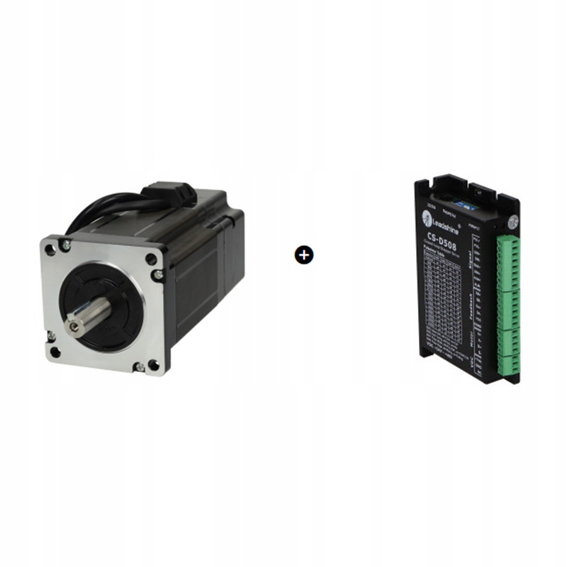 Zestaw silnik CS-M22323 - 2.3Nm + Sterownik CS-D508 - 8A. LEADSHINE ...