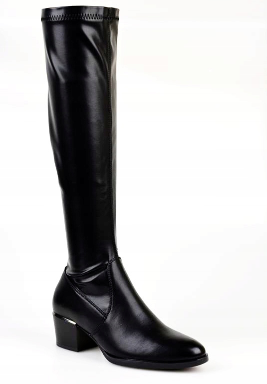 VINCEZA Kozaki Czarne 10850 r.36 • Cena, Opinie • Kozaki 13051949304 ...