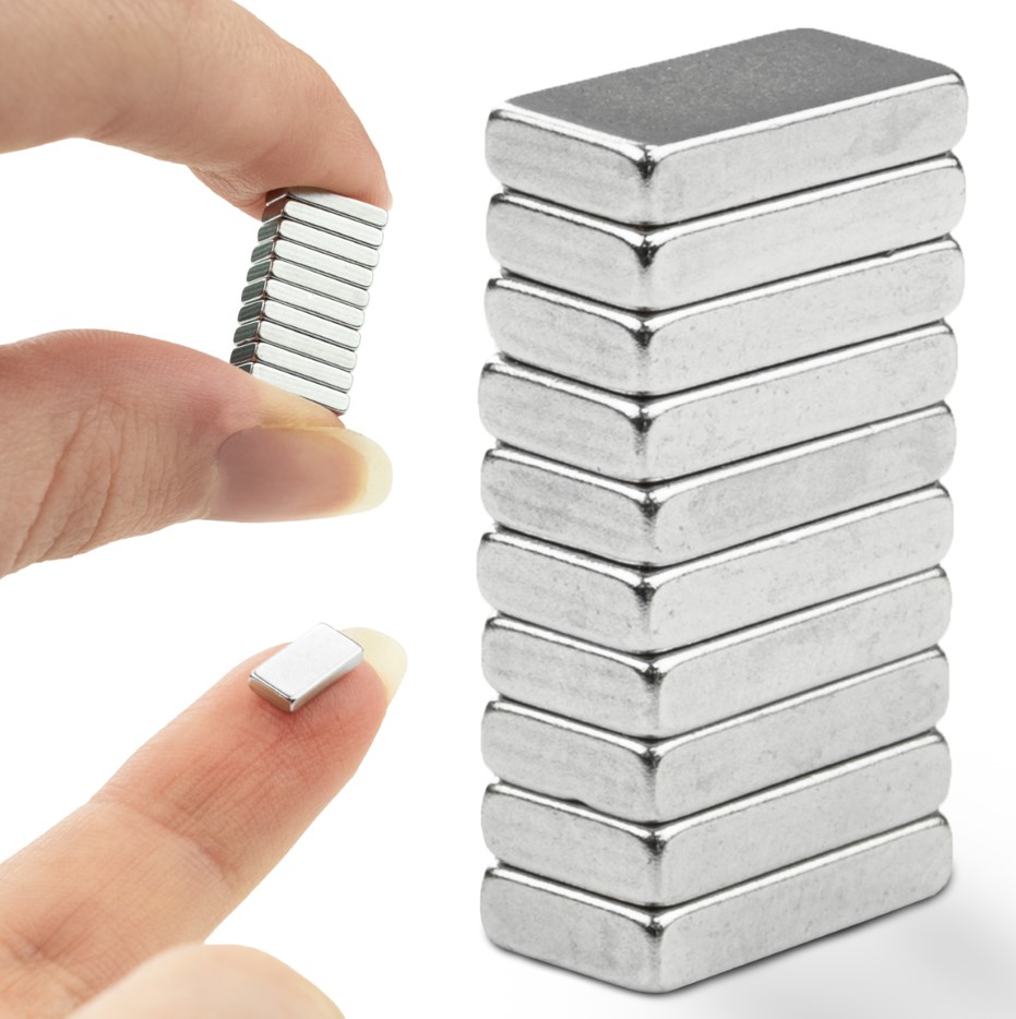 SILNÝ NEODYMOVÝ MAGNET MĚLKÉ MAGNETY 10 KUSŮ za 47 Kč - Allegro