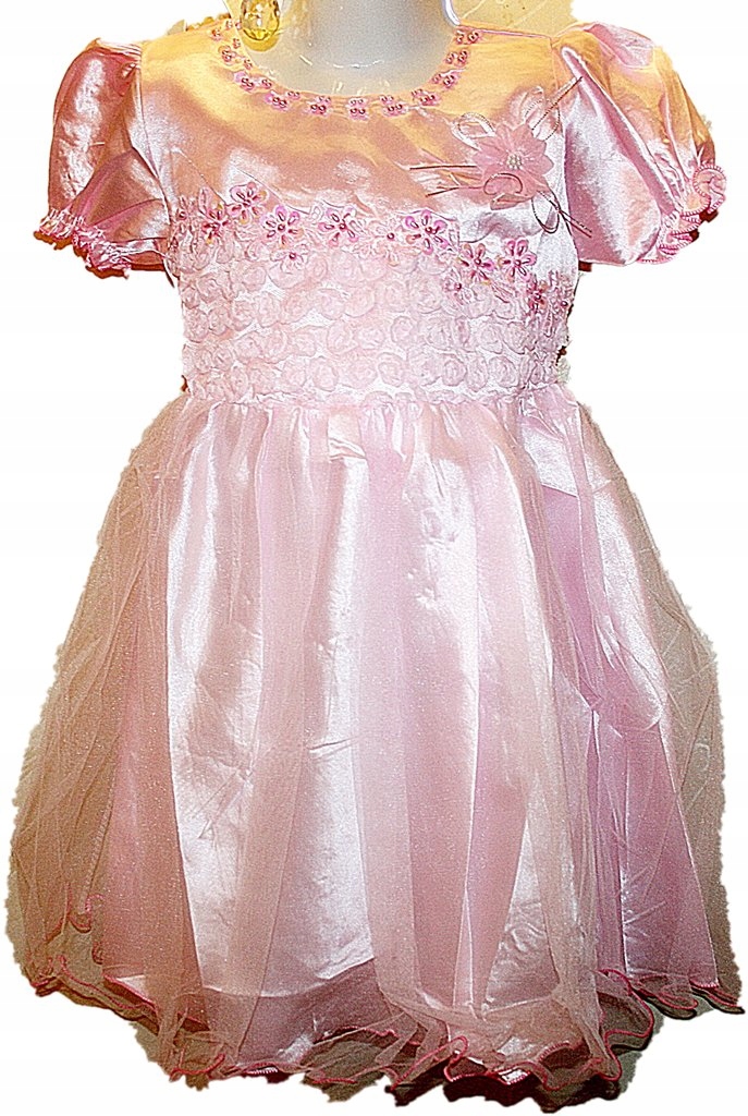 XUXU ELEGÁNS SZATÉN ÉS TÜLL RUHA - 10-11 éveseknek, • Ár, Vélemények ...