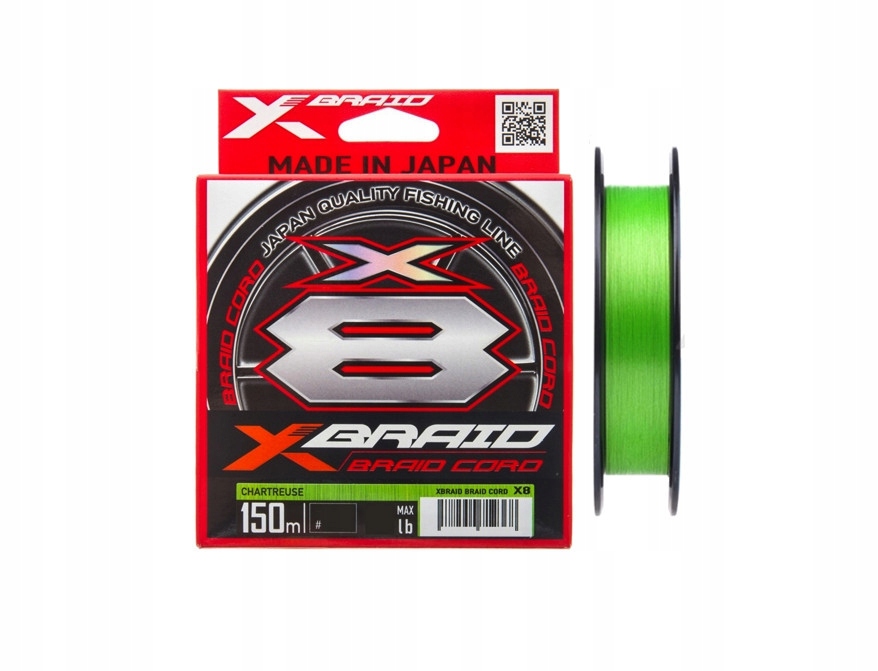 YGK X-Braid Cord X8 PE #0.4 10lb 150m - 4582550712337 - 17346837802 ...