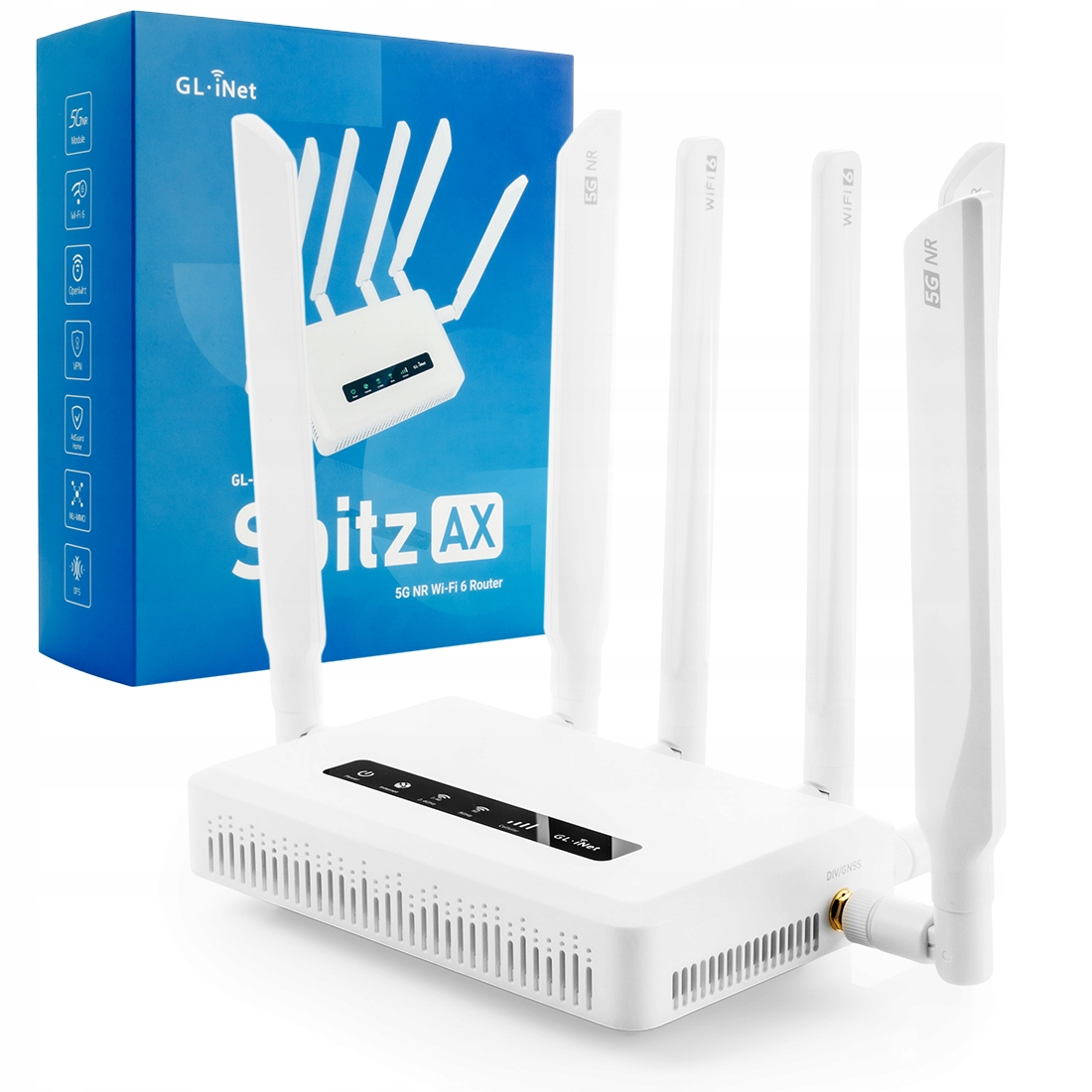 Router 5G Wi-Fi 6 AX3000 GL-X3000 Spitz - Sklep, Opinie, Cena w Allegro