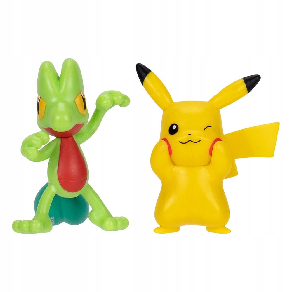 Pokémon First Partner Battle Figure Set Figure 2-Pack Treecko & Pikachu ...