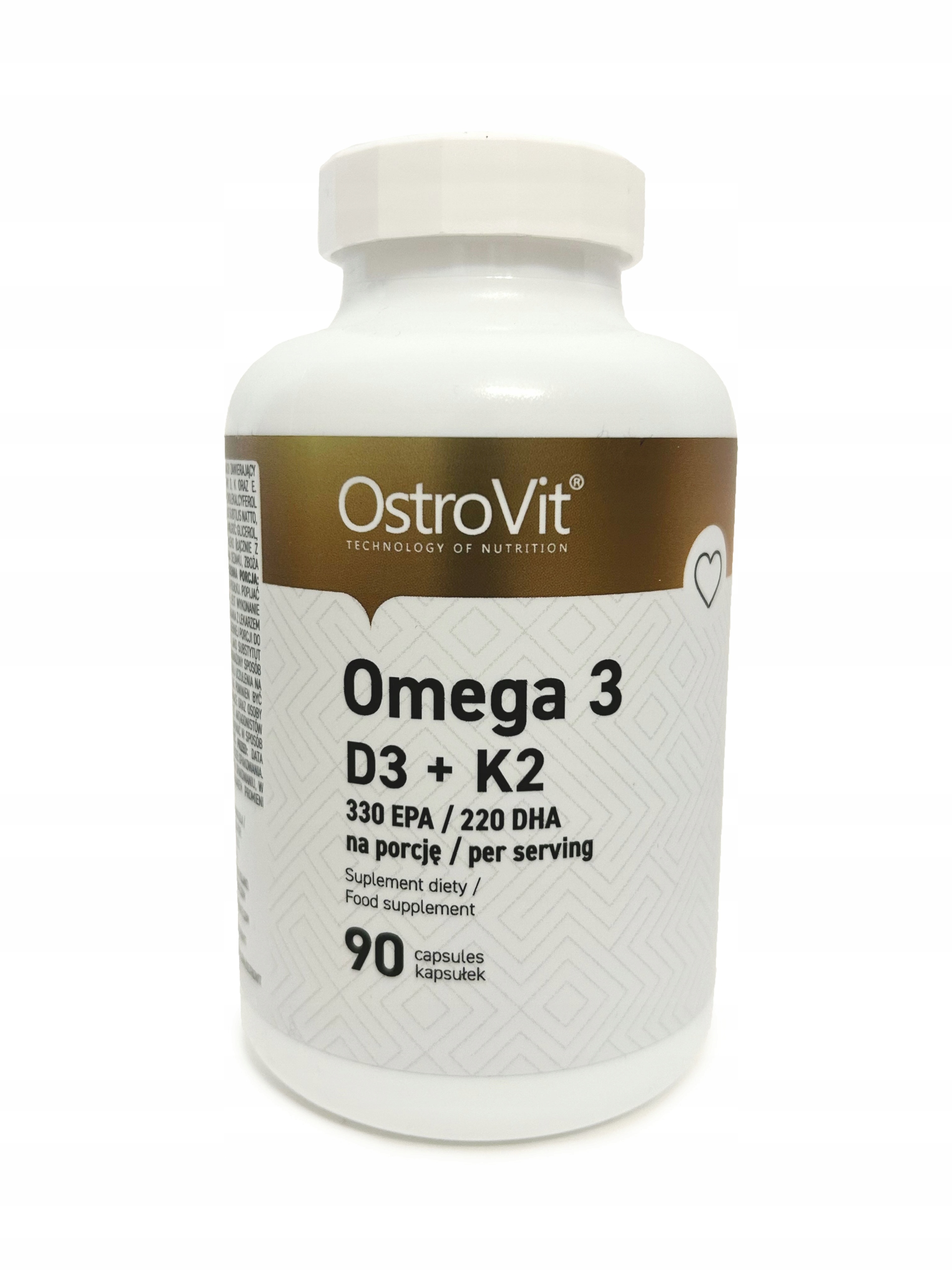 OSTROVIT OMEGA 3 D3+K3 90 KAPS (5903246220308) • Cena, Opinie ...