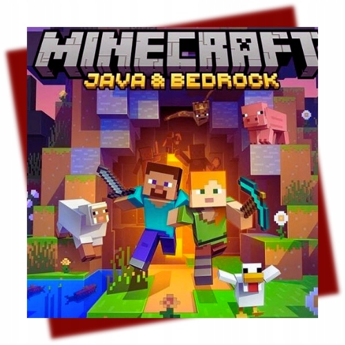 KLUCZ JAVA & BEDROCK MINECRAFT - Gra Windows. Pełna Wersja - PC - Stan ...