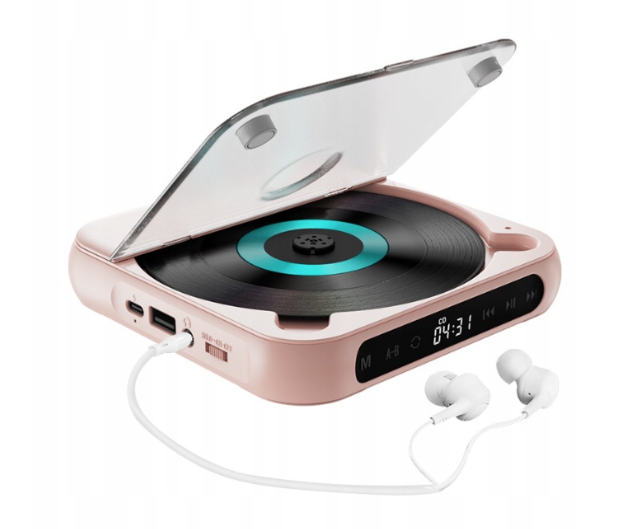 PRZENOŚNY ODTWARZACZ CD MP3 Bluetooth USB - Sklep, Opinie, Cena w Allegro.pl