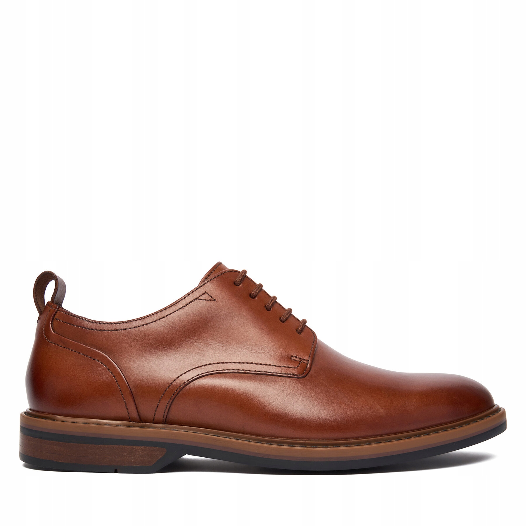 Clarks półbuty mężczyzna Tan Leather Aldwin Lace 26183252 • Opinie ...