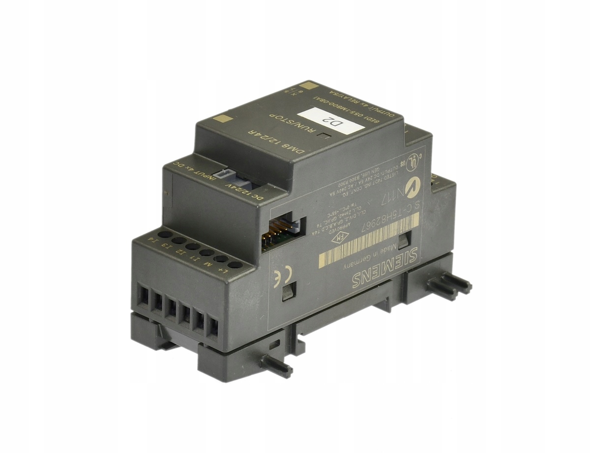 6ED1 055-1MB00-0BA1 SIEMENS LOGO! DM8 12/24R Moduł wejść i wyjść (4025515068082) • Cena, Opinie ...