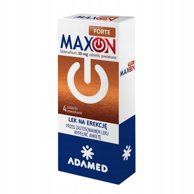 MAXON FORTE 50 mg 4 szt. tabletki (5900411005753) • Cena, Opinie ...
