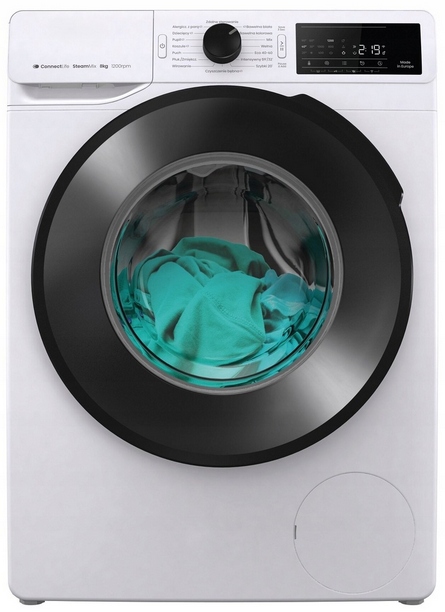 Pralka 8kg Para SLIM 46,5cm 1200obr WiFi Inwerter Pupil Silnik ...