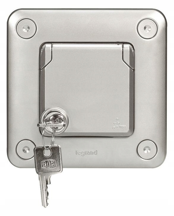 Legrand 077839 socket IP44 with Soliroc lock (3245060778392) • Cena ...