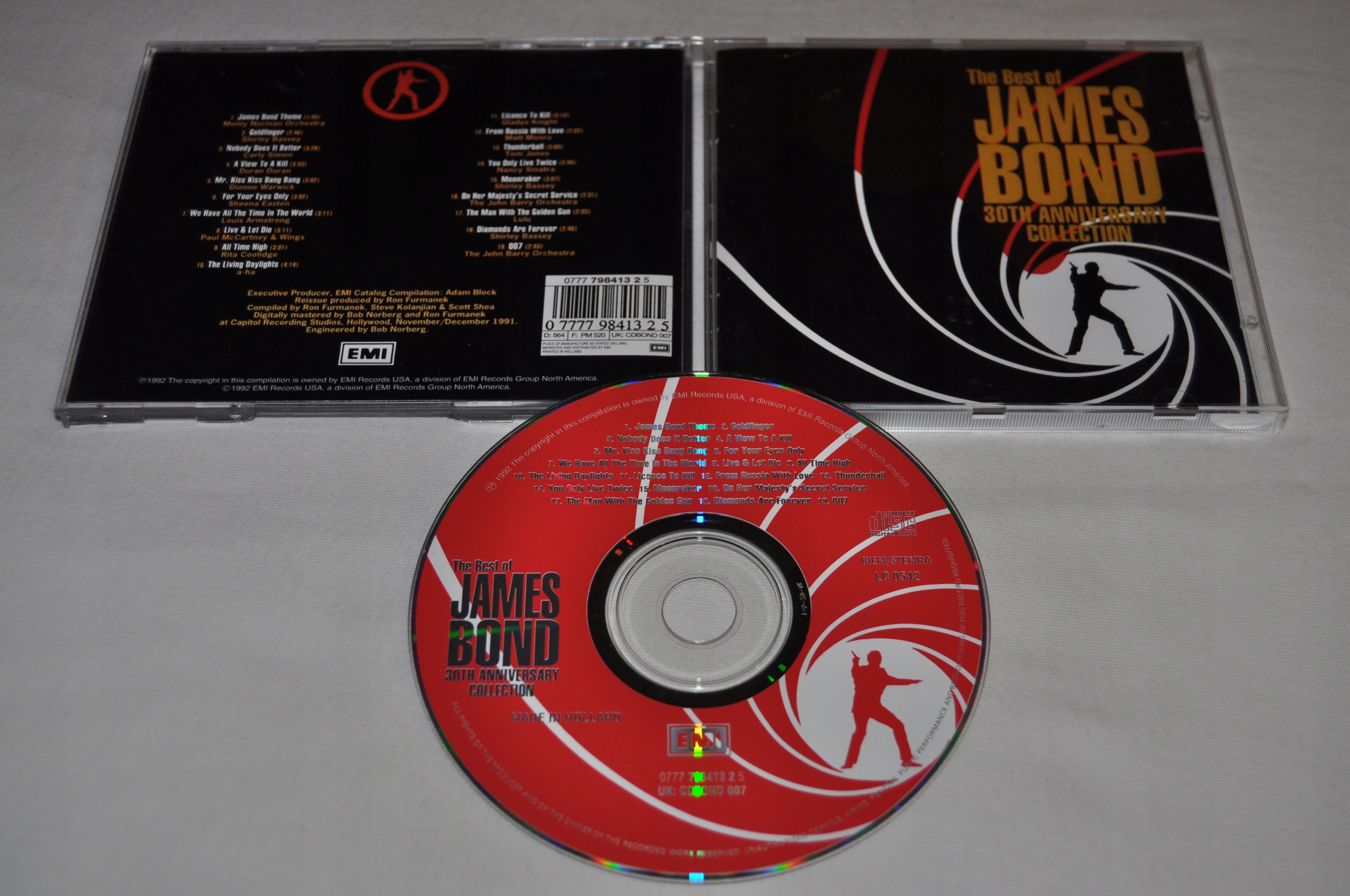 JAMES BOND THE BEST OF - SOUNDTRACK AGENT 007 CD 15435284688 - Sklepy ...