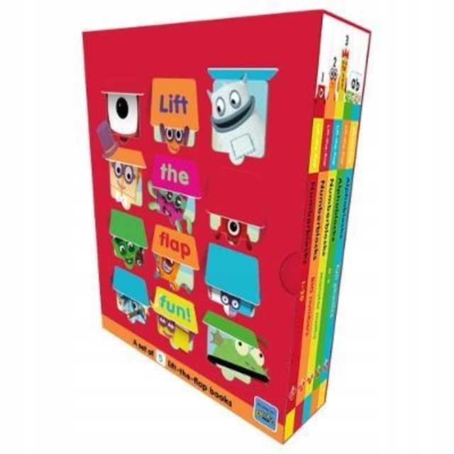 Numberblocks and Alphablocks 5 Book Lift-the-Flap Set Sweet Cherry ...