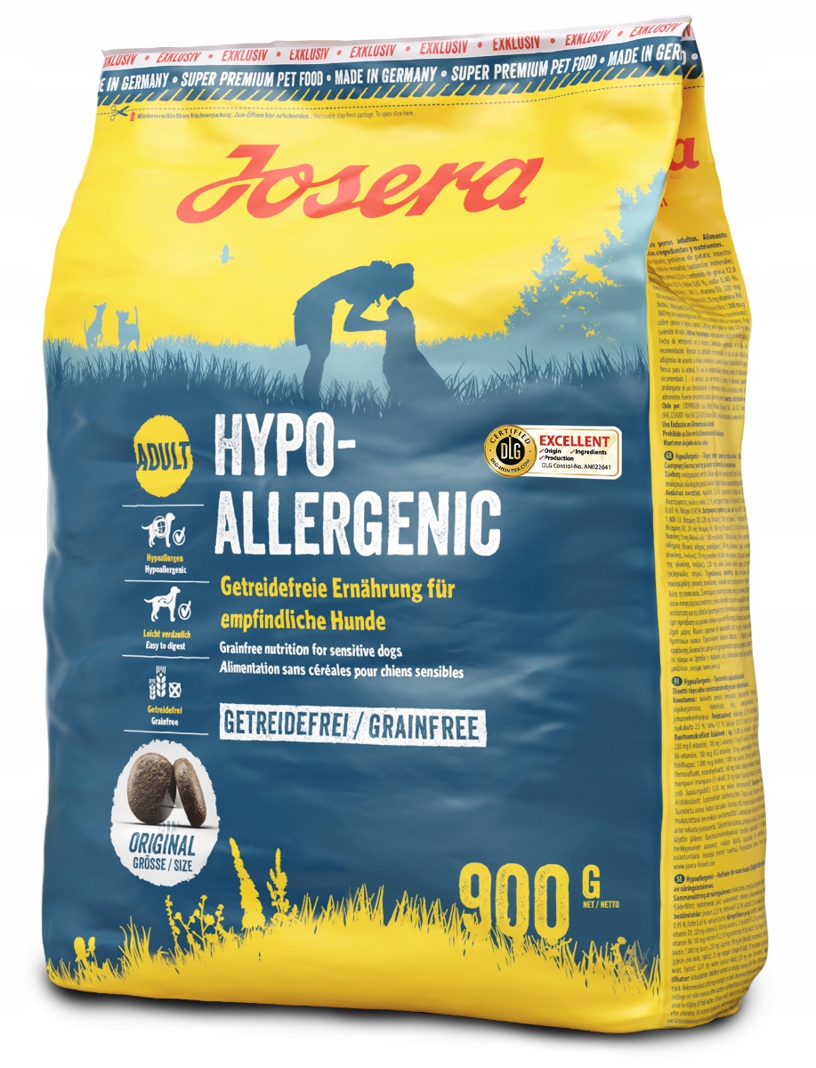 Josera Hypoallergenic 900g białko owadów (4032254753742) • Cena, Opinie • Sucha karma ...