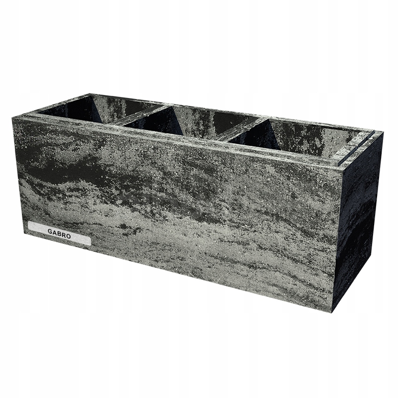 Bloczek ogrodzeniowy JONIEC ROMA MEGA GABRO (RM28 gabro) • Cena, Opinie ...