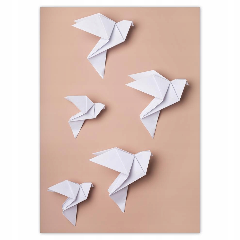 Naklejki A2 PION Origami biały gołąb • Cena, Opinie • Naklejki ścienne ...