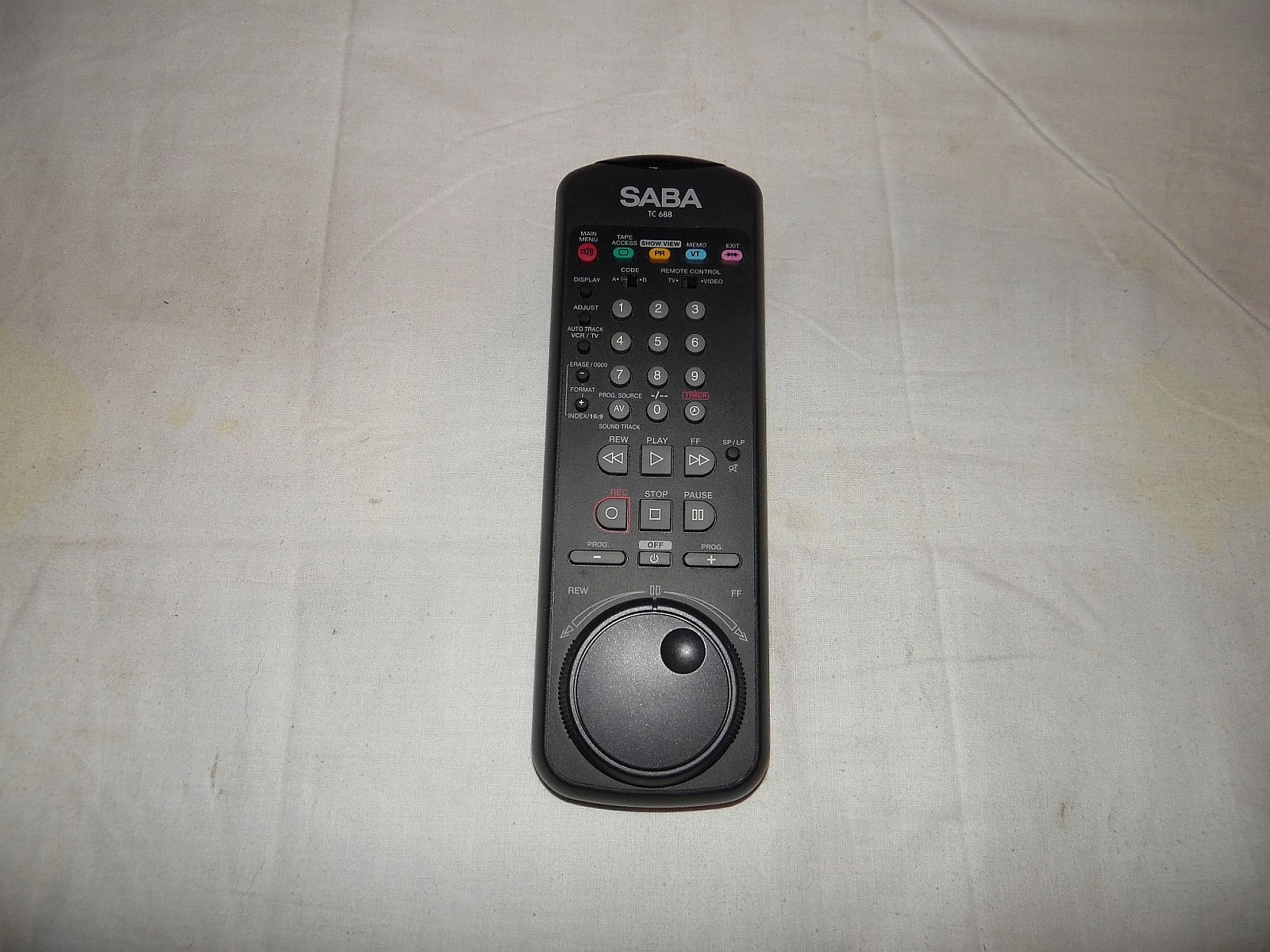 Oryginalny pilot Saba TC 688 VHS SVHS Saba Remote - Sklep, Opinie, Cena ...