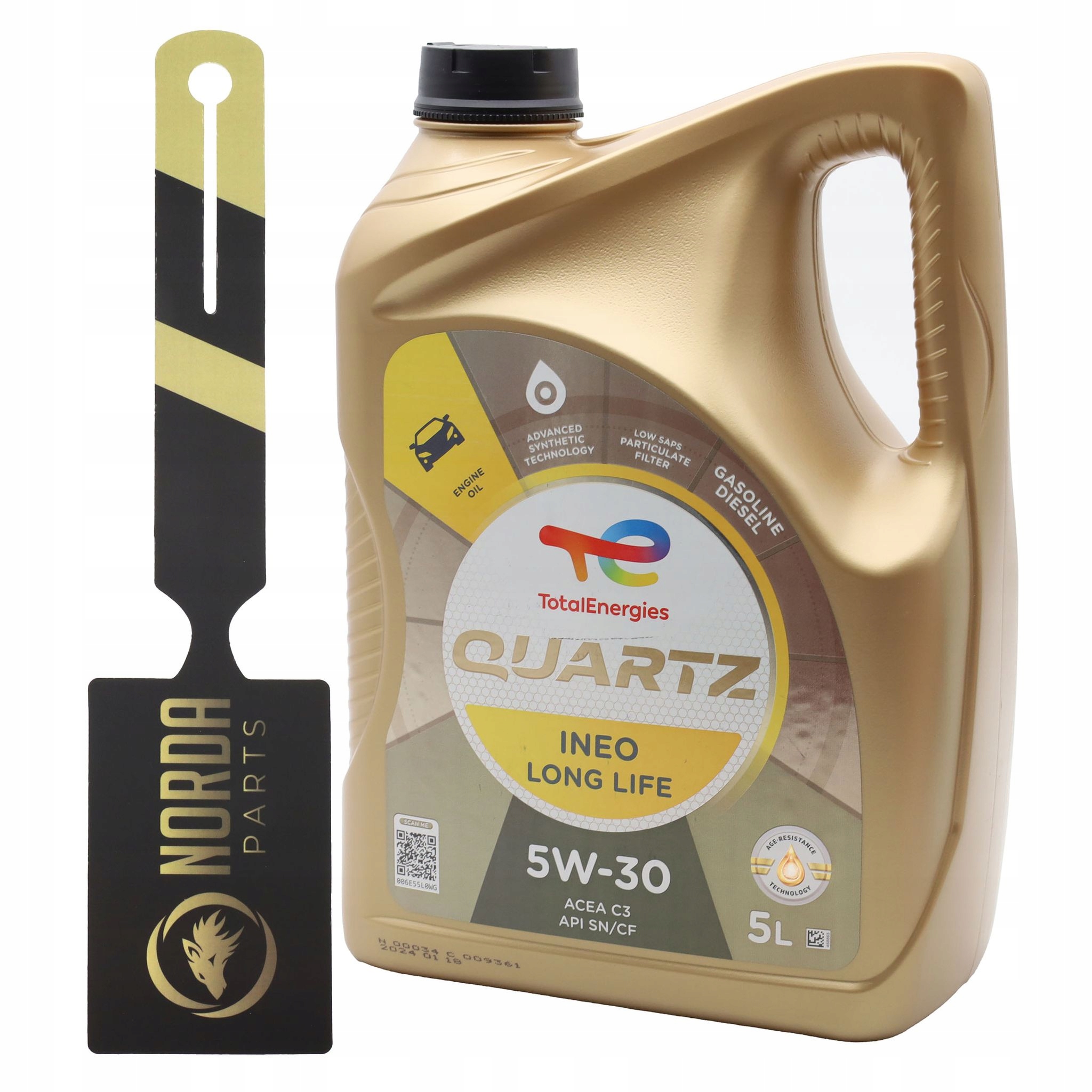 Olej silnikowy TotalEnergies 5 l 5W-30 3425901028187 za 147.80PLN z ...