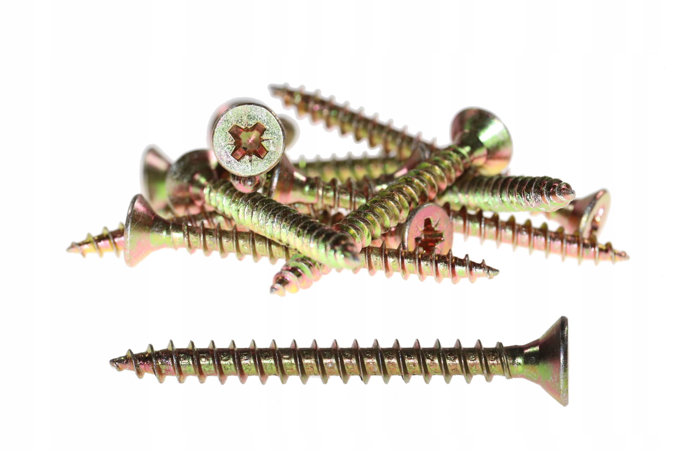 WKRĘTY HARTOWANE DO DREWNA OCYNK 4,5x60 ZŁOTE 1KG (5907628807132 ...